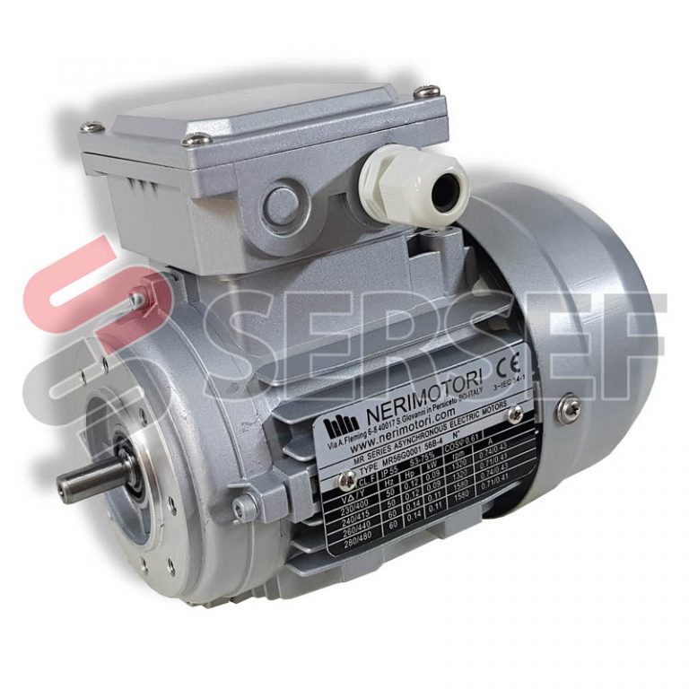 MOTOR T56B4 IMB14 KW=0.09/0.11 1340/1610 RPM0 230-400/260-440 50/60HZ ...