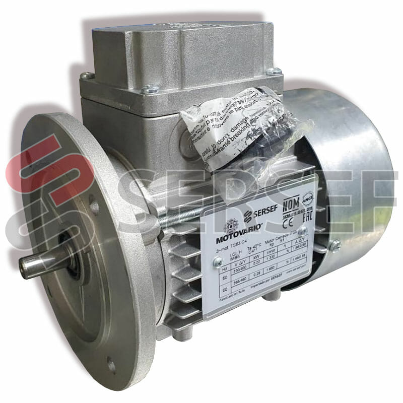 MOTOR TS63C4 IMB5 KW=0.22 V=230/400/264/460 HZ=50/60 IP55 AISL. CLASE H ... MOTOR TS63C4 IMB5 KW=0.22 V=230/400/264/460 HZ=50/60 IP55 AISL. CLASE H ...