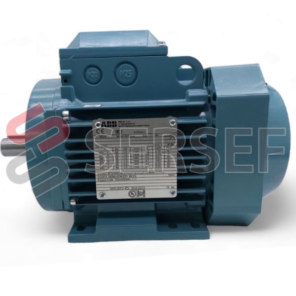 MOTOR M3AA 90LD4 KW=1.5 IMB3 V=230/400 50/60HZ IE3 ALUMINIO MARCA ABB ...