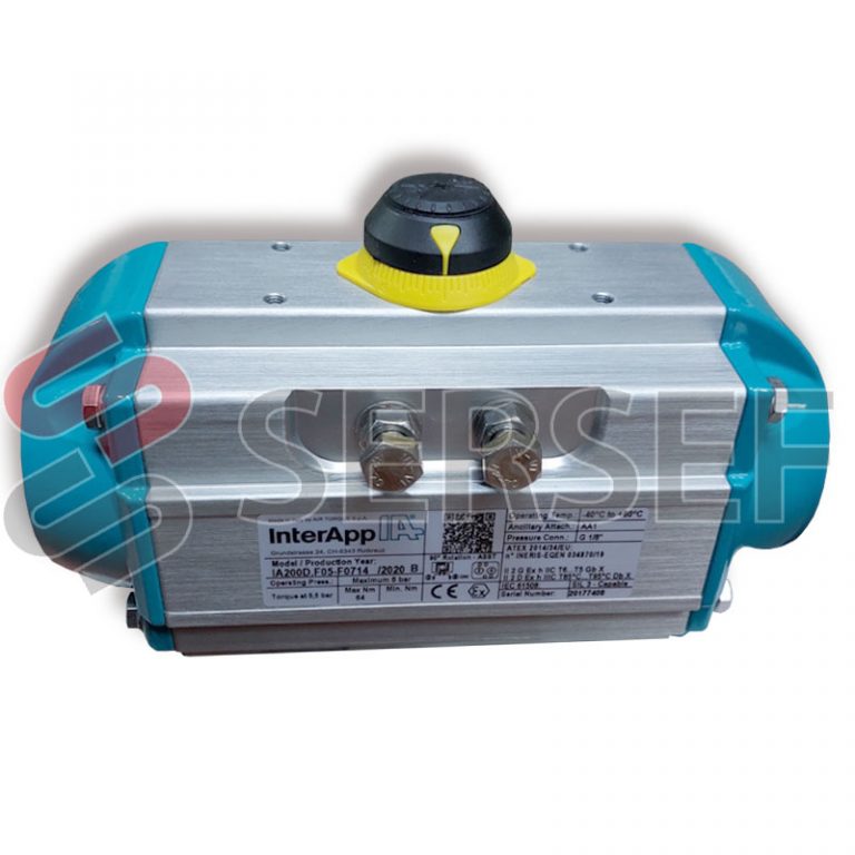 ACTUADOR PNEUMATICO DOBLE EFECTO IA200D.F05-0714/2020B G 1/8″ MARCA ...