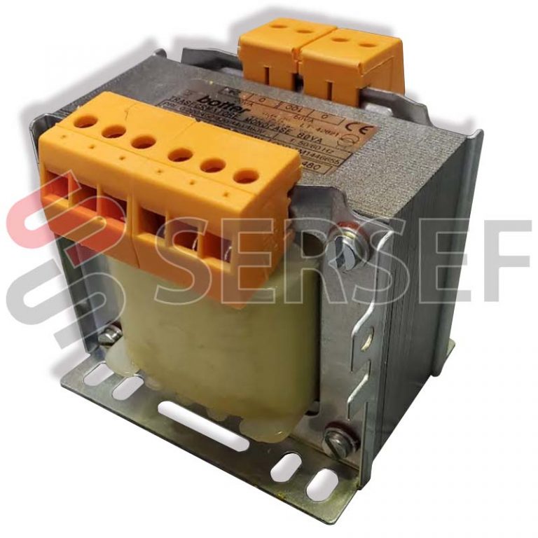 TRANSFORMADOR MONOFASICO VA=80 PRIM 0/220/400/440/480 SEC1 0/100V SEC2 ...