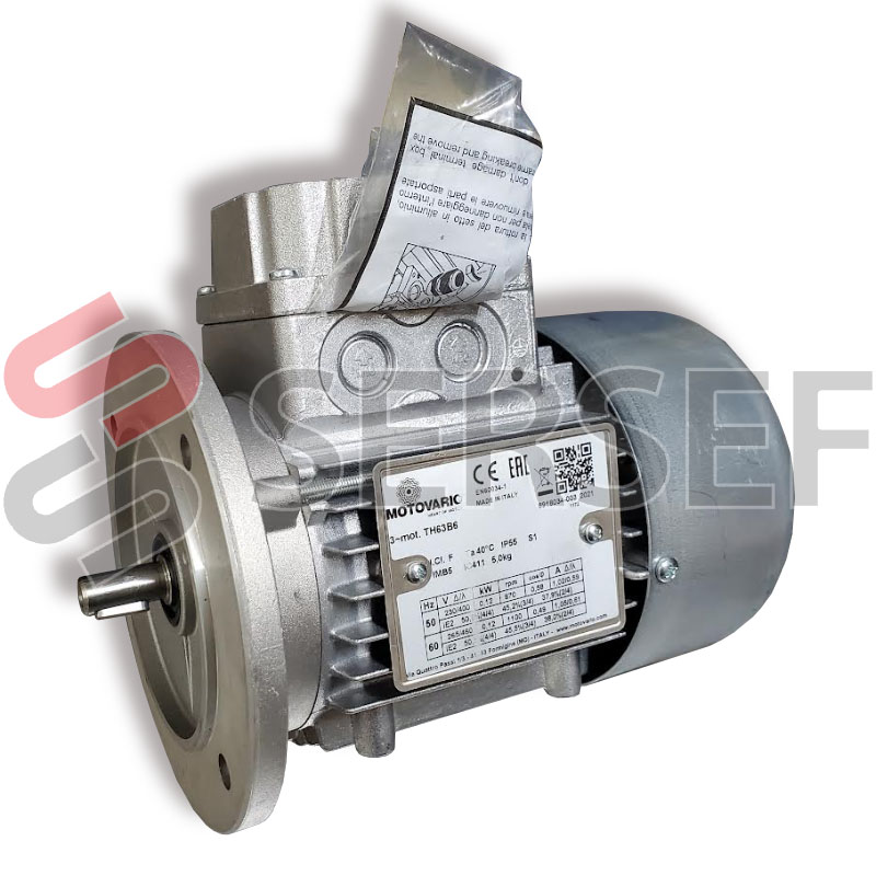 MOTOR TH63B6 IMB5 6P KW=0.12 V=230-400 50HZ IP55 IE2 MARCA MOTOVARIO ...